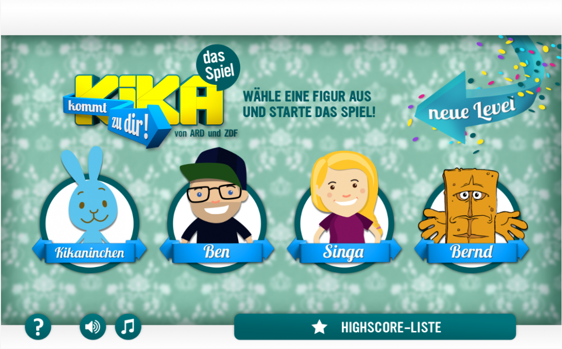 KiKA kommt zu dir“ – Onlinespiel – Traumhaus Studios
